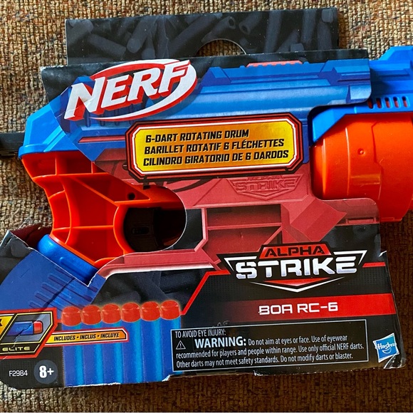 Hasbro | Toys | New Nerf Alpha Strike Boa Rc6 | Poshmark